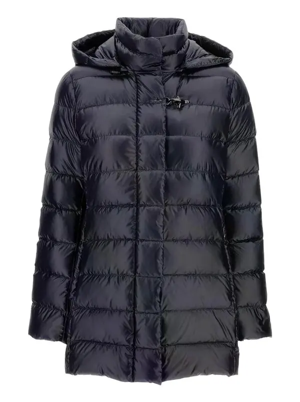 FAY Padded Hooded Jacket - Blue