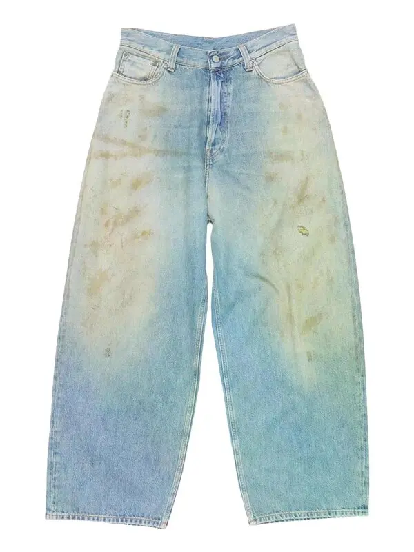 Acne Studios Distressed Detail Jeans - Blue