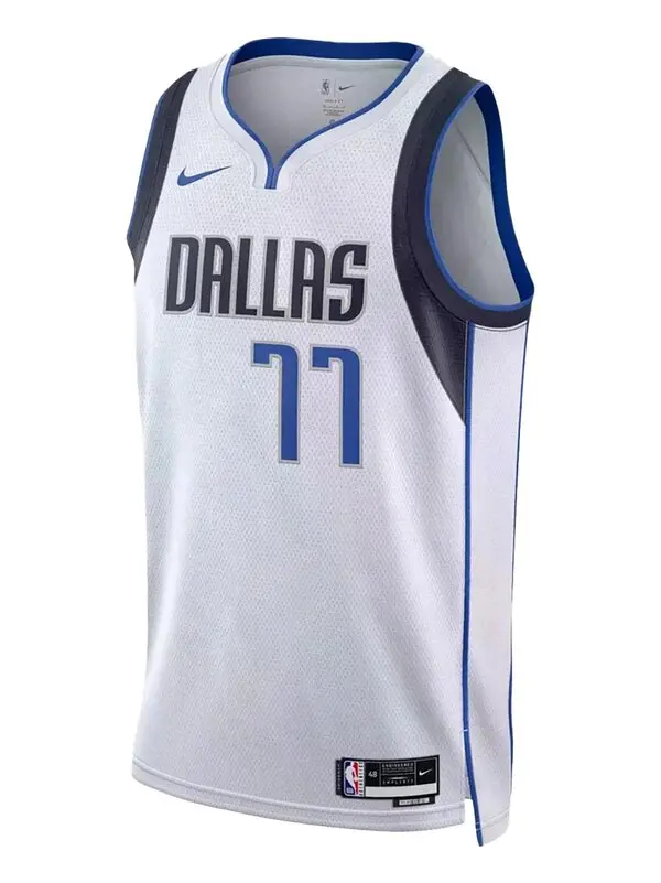 Nike Nba Dallas Mavericks Luka Doncic Association Edition 2022/23 Swingman Jersey Tank Top - White