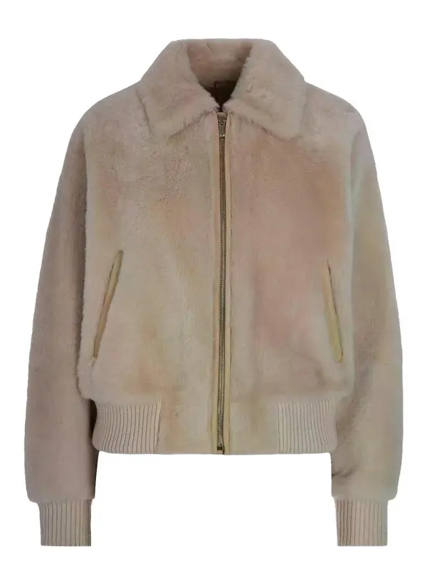 Max Mara Aloa Zip Jacket - Neutrals