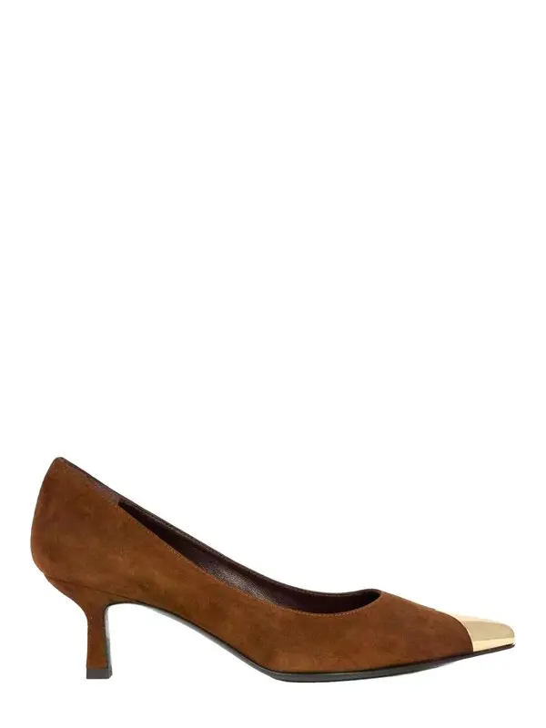 Roberto Festa 40mm Tortuga Metal Toe Pumps - Brown