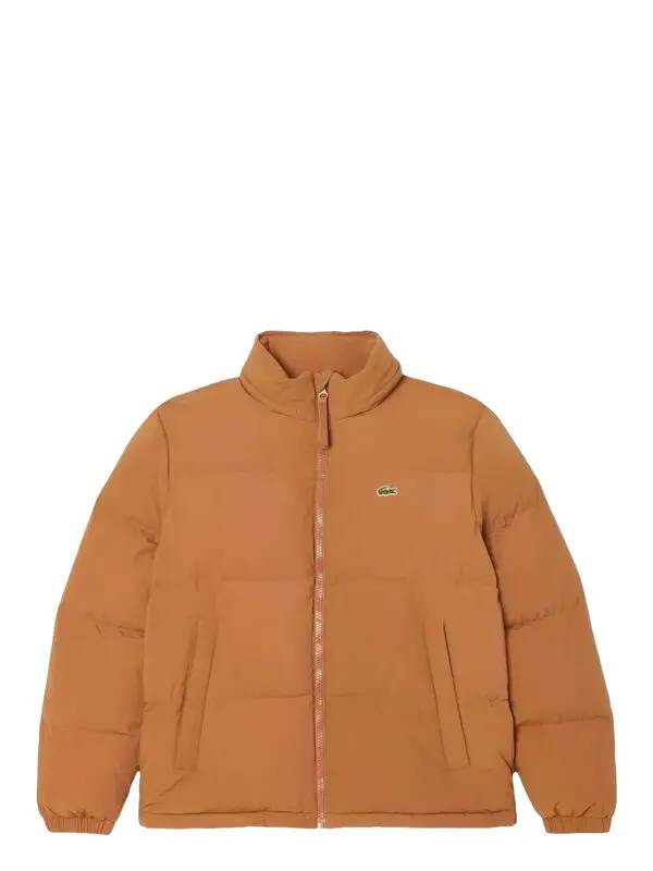 Lacoste Quilted Puffer Jacket - Brown