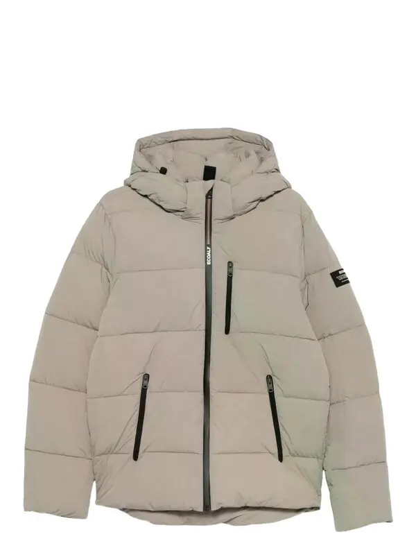 ECOALF Bazon Hooded Puffer Jacket - Neutrals