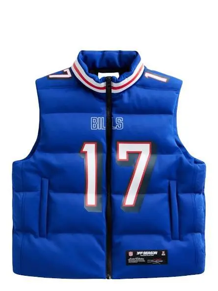 OFF SEASON X Nfl Josh Allen Buffalo Bills Player Puffer Vest - Royal Blue