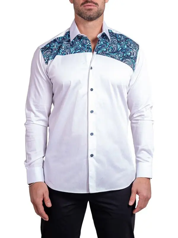 MACEOO Blacklabel Ascension0070 Button-up Shirt - White