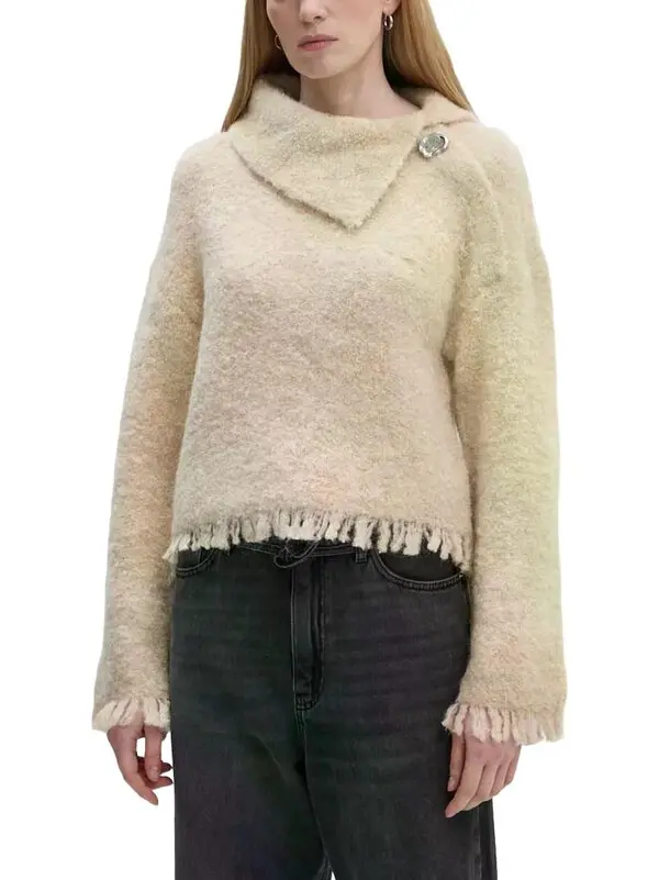 Day Birger Et Mikkelsen Gillian Fringed Sweater - Neutrals