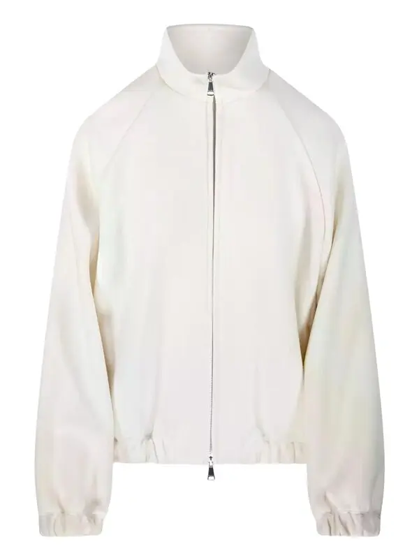 Max Mara Zip-up Jacket - White