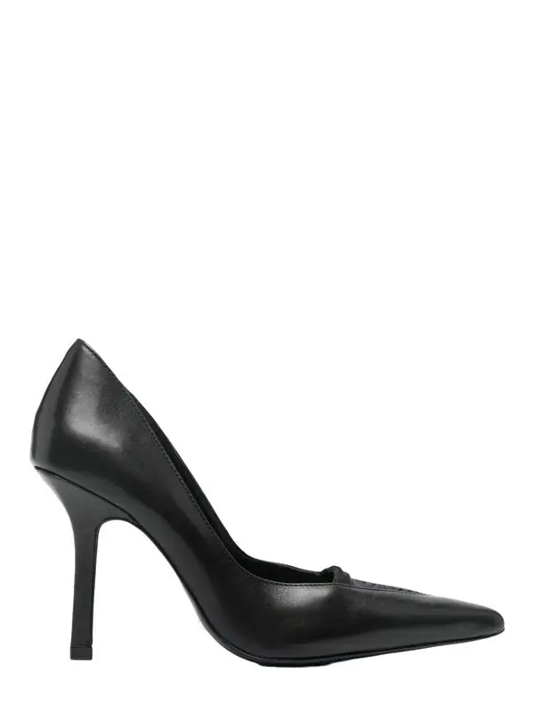 Patrizia Pepe 95mm Leather Pumps - Black