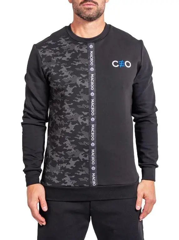 MACEOO Ceo Graphic Sweatshirt - Black