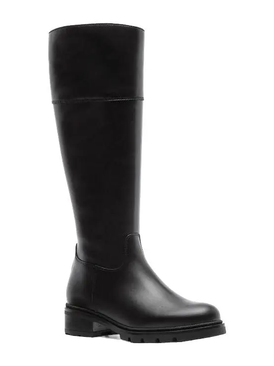 La Canadienne Scottie City Dry™ Waterproof Knee High Boot - Black Leather