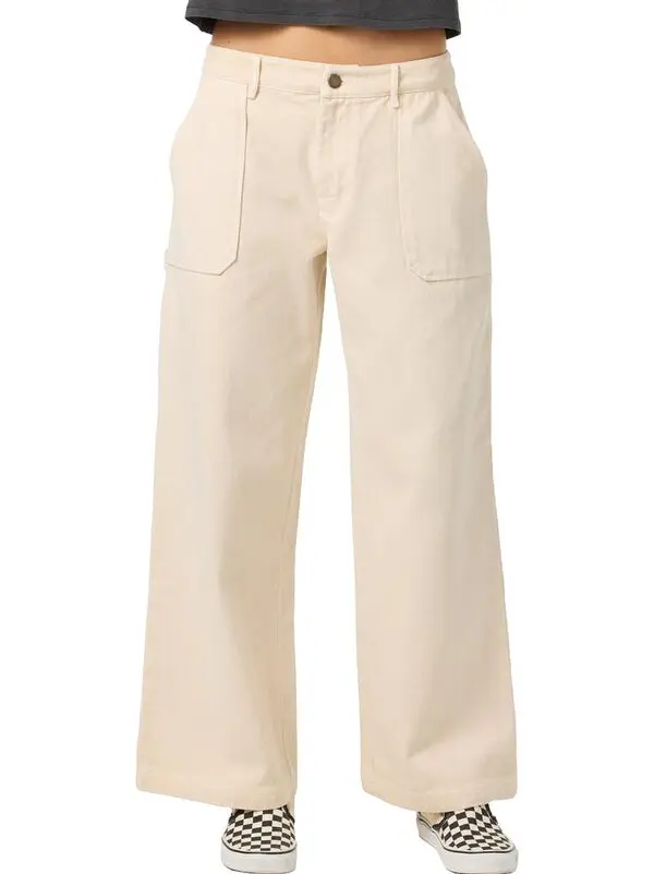 O'Neill Chandler Wide Leg Carpenter Pants - Tapioca