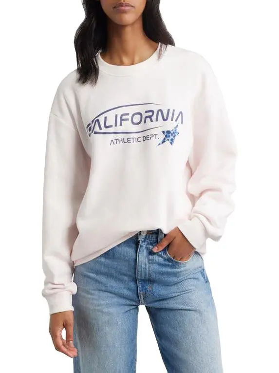 GOLDEN HOUR California '95 Graphic Sweatshirt - Mauve Morn