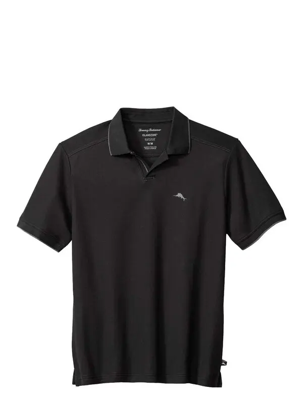 Tommy Bahama Emfielder Johnny Collar Islandzone® Polo - Black