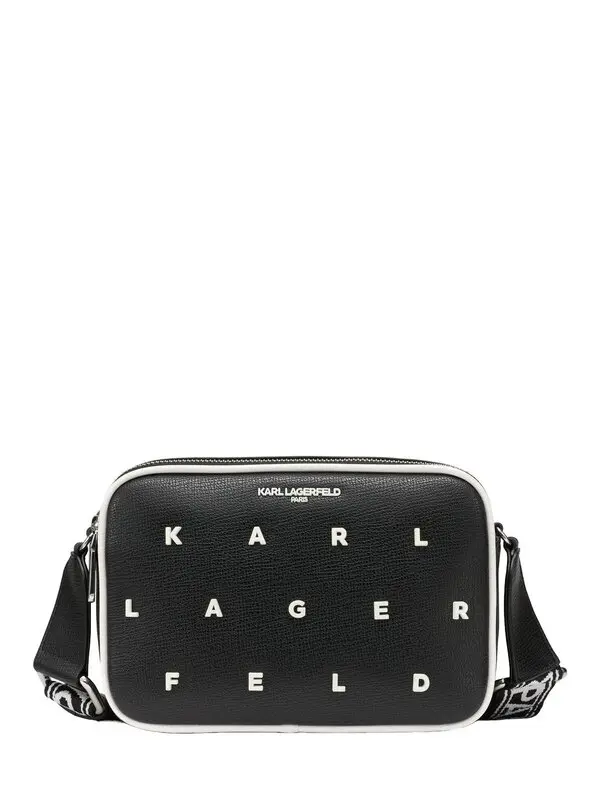 Karl Lagerfeld Paris Maybelle Crossbody Bag - Black/white