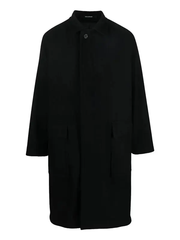 Tagliatore Loyds Buttoned Coat - Black