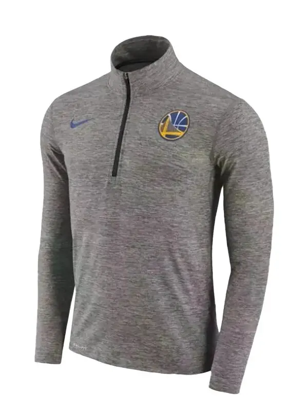 Nike Nba Golden State Warriors Sweatshirt - Grey