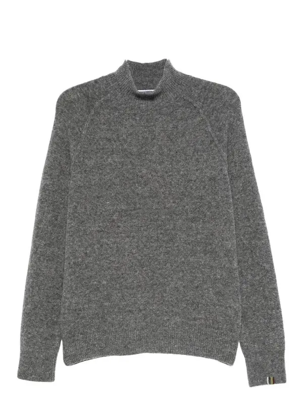 Alpha Studio Turtleneck Sweater - Grey