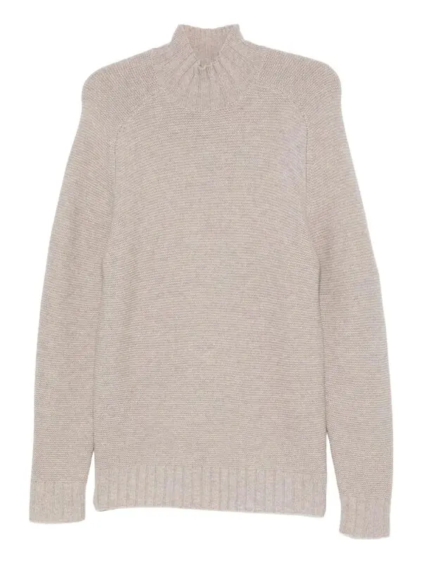 Alpha Studio Turtleneck Sweater - Grey