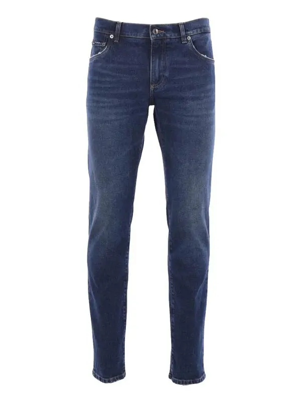 Dolce & Gabbana Slim-fit Stretch Cotton Denim Jeans - Matched Variant