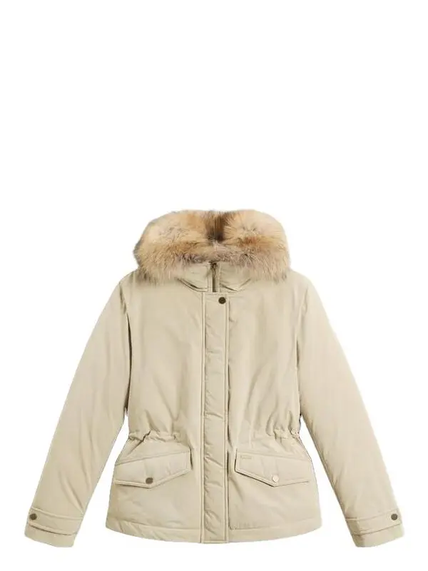Woolrich Grace Fur Jacket - Oxford Tan