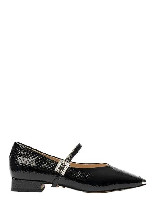 TWENTY FOURHAITCH Mary Jane Low Shoes Leonisnero - Black
