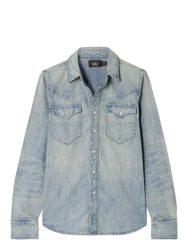 Ralph Lauren Buffalo Denim Shirt - Blue