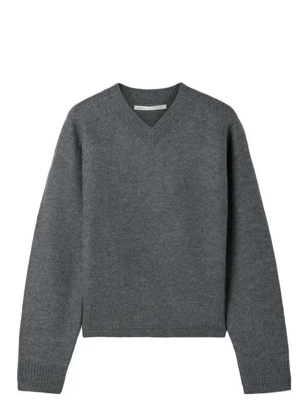 Maria Mcmanus Merino Wool Mélange Sweater - Gray