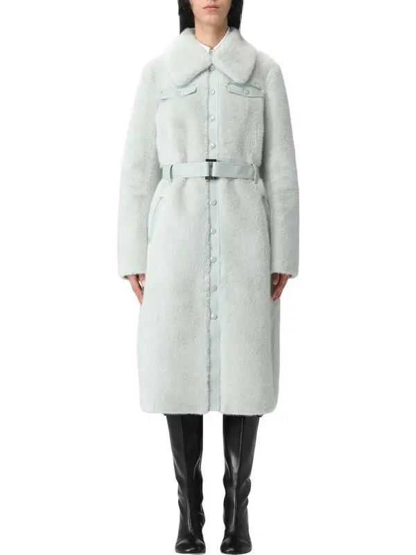 Patrizia Pepe Fur Coat - Mint