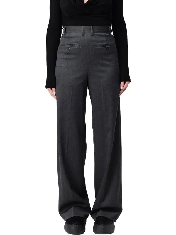 MAISON MARGIELA Wide Leg Trousers - Charcoal