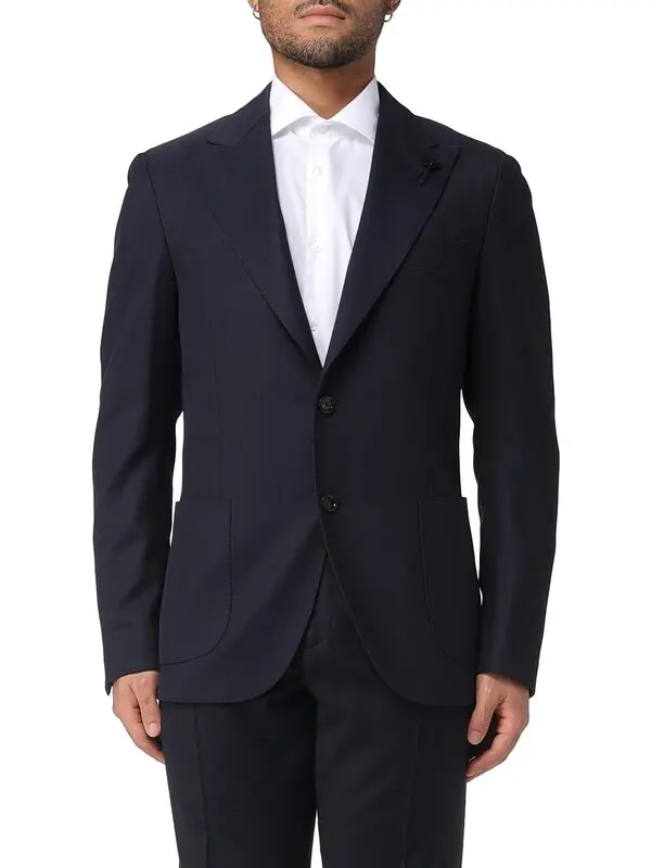 LARDINI Tailored Jacket - Navy
