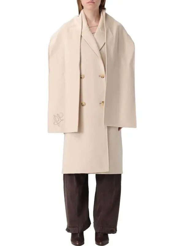 Liu Jo Double-breasted Coat - Cream