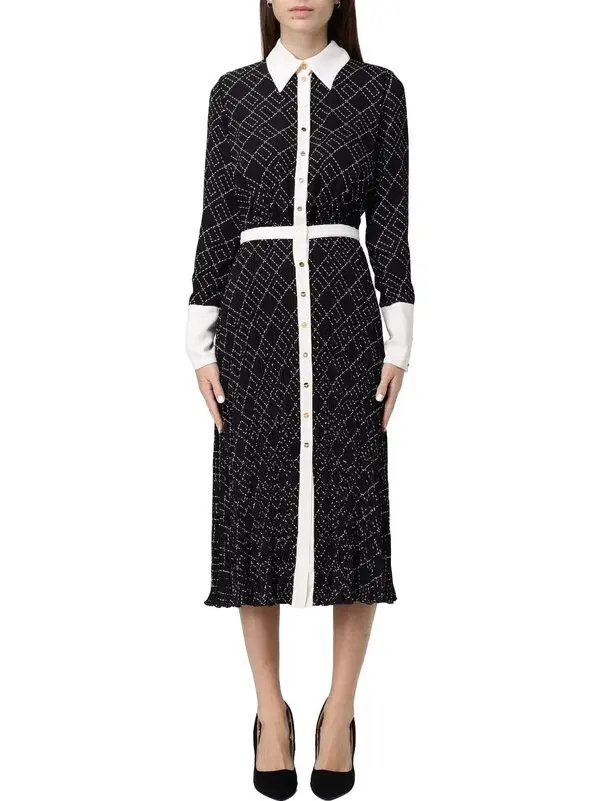 Elisabetta Franchi Shirt Dress - Black