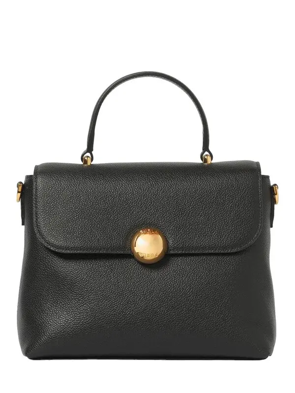 Furla Mini Bag With Gold Tone Clasp - Black