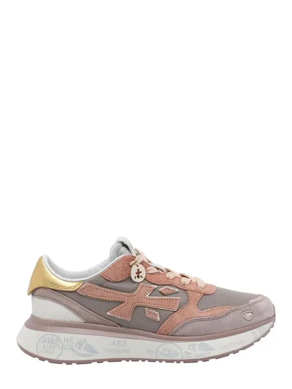 Premiata Suede And Mesh Sneakers - Pink