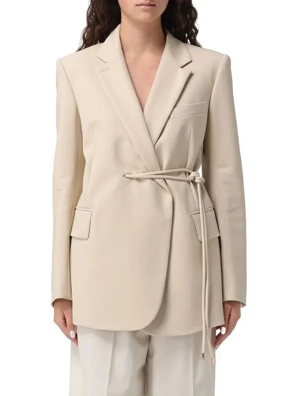 Sportmax Belted Jacket - Ivory