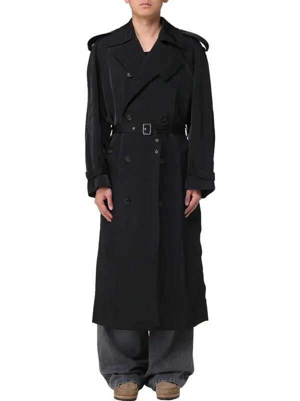 JW Anderson Belted Long Jacket - Black