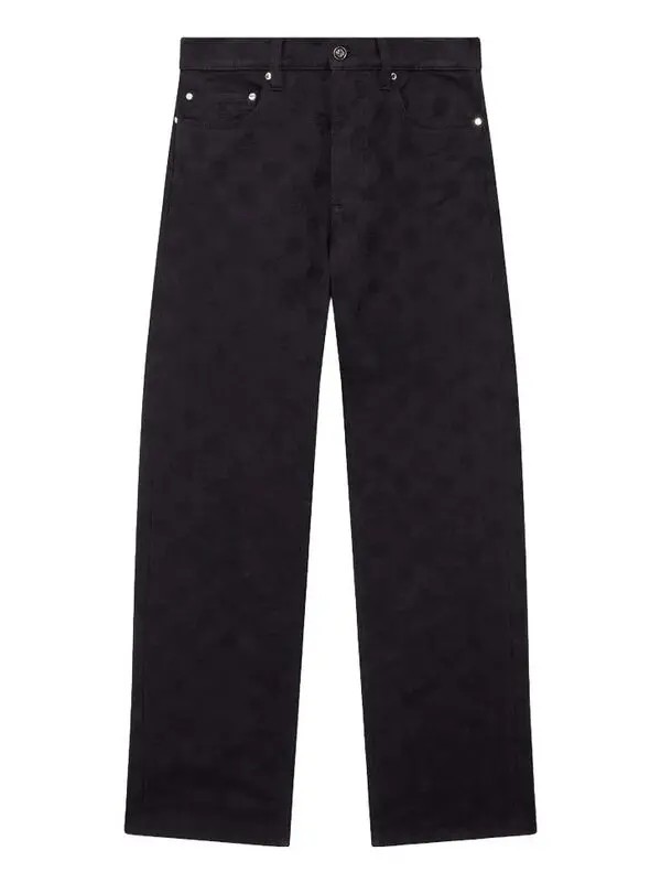 Casablanca Straight Monogram Jeans - Black