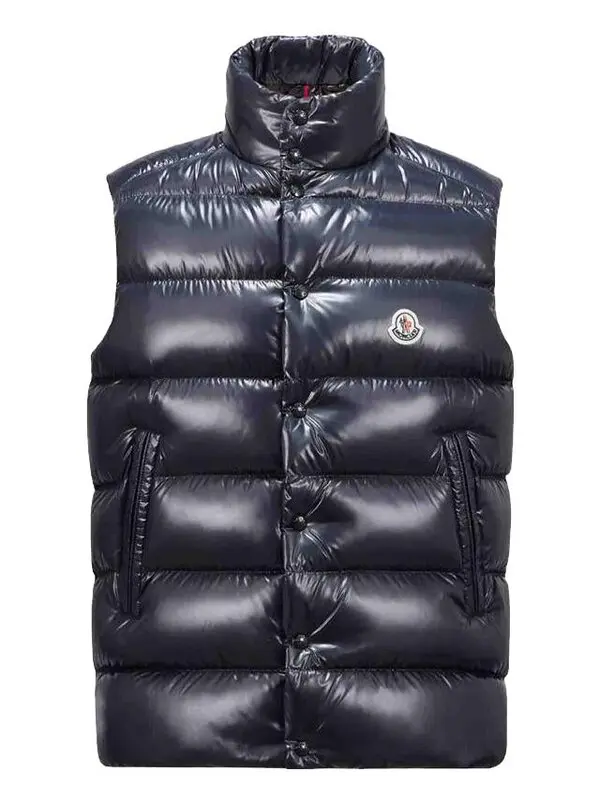 Moncler Tibb Padded Vest - Navy Blue