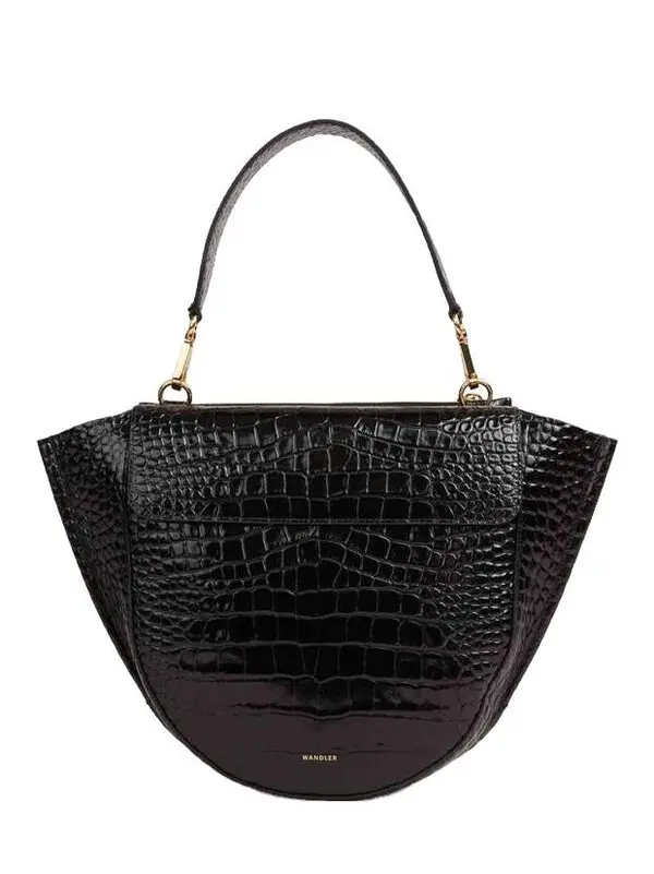 WANDLER Hortensia Medium Bag - Black