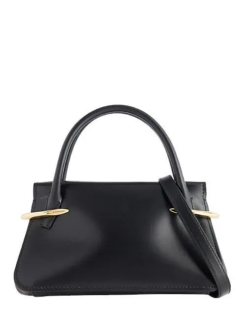 Givenchy Pinch Mini Leather Top Handle Bag - Black