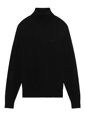 The Kooples Roll-neck Wool Jumper - Black