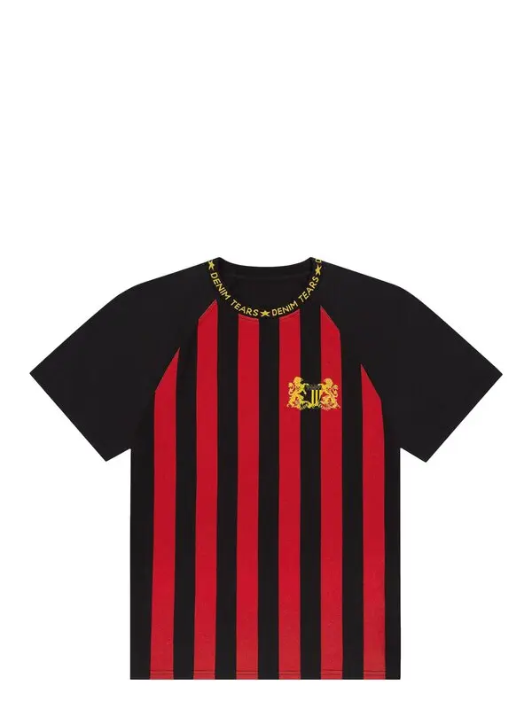 DENIM TEARS Football Pitch Tee - Red