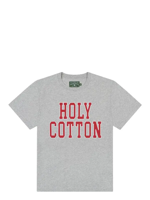 DENIM TEARS Holy Cotton Tee - Grey