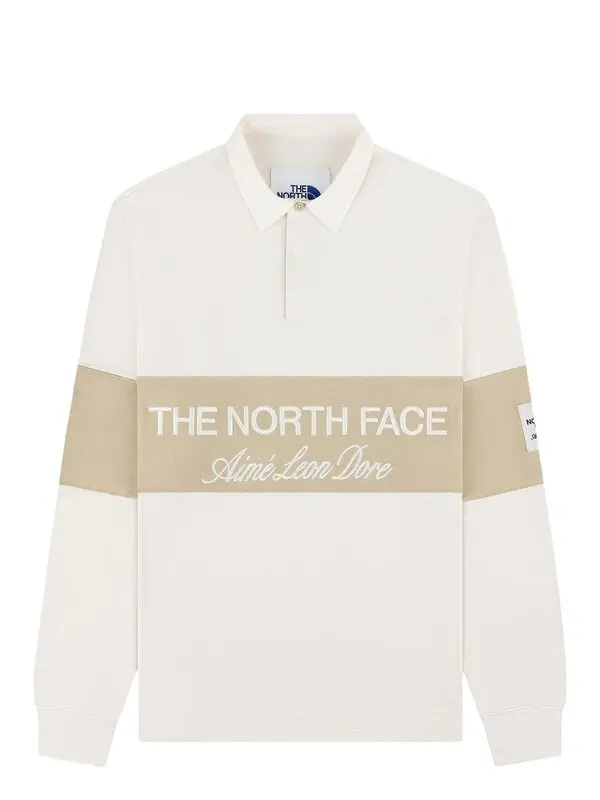 Aimé Leon Dore X The North Face Script Logo Rugby - White