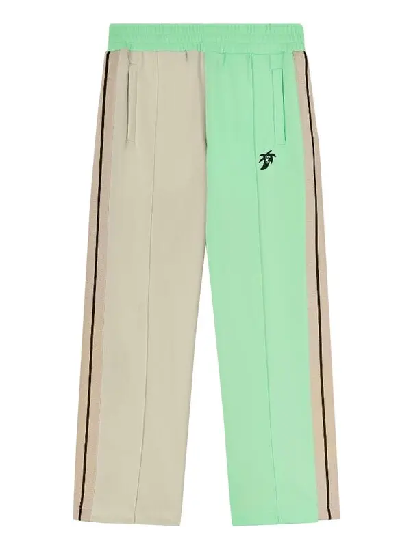 Palm Angels Colorblock Track Pant - Green