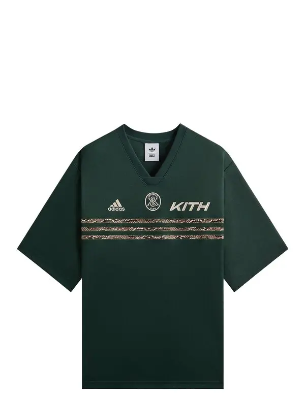 Kith For Adidas Football Python Jersey "stadium - Green