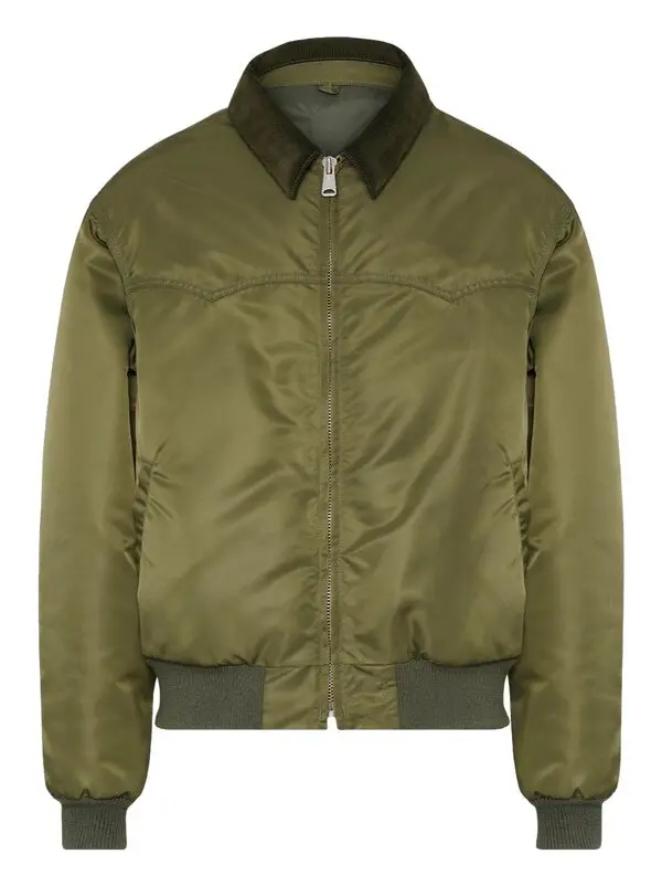 MAISON MARGIELA Bomber Jacket With Velvet Collar - Beige