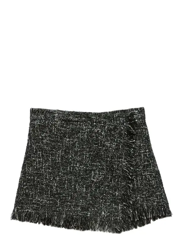 MSGM Fringed Shorts - Black