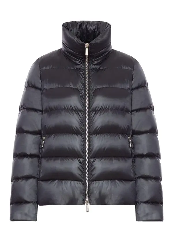 MOORER Short Down Jacket - Black