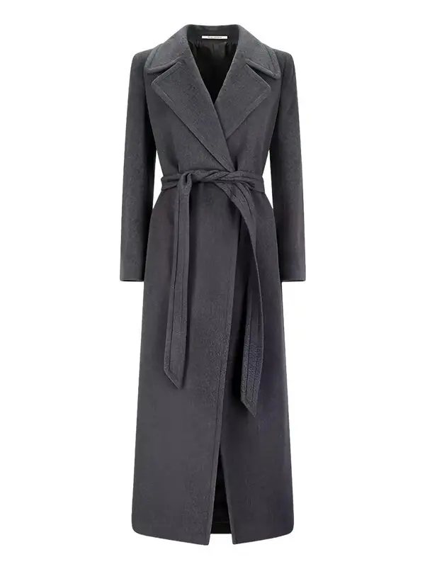 Tagliatore Molly Belted Coat - Grey